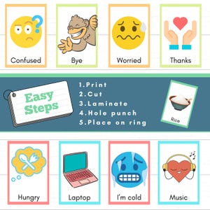 Communication Cards | Autism Communication | 136 Printable Autism ...