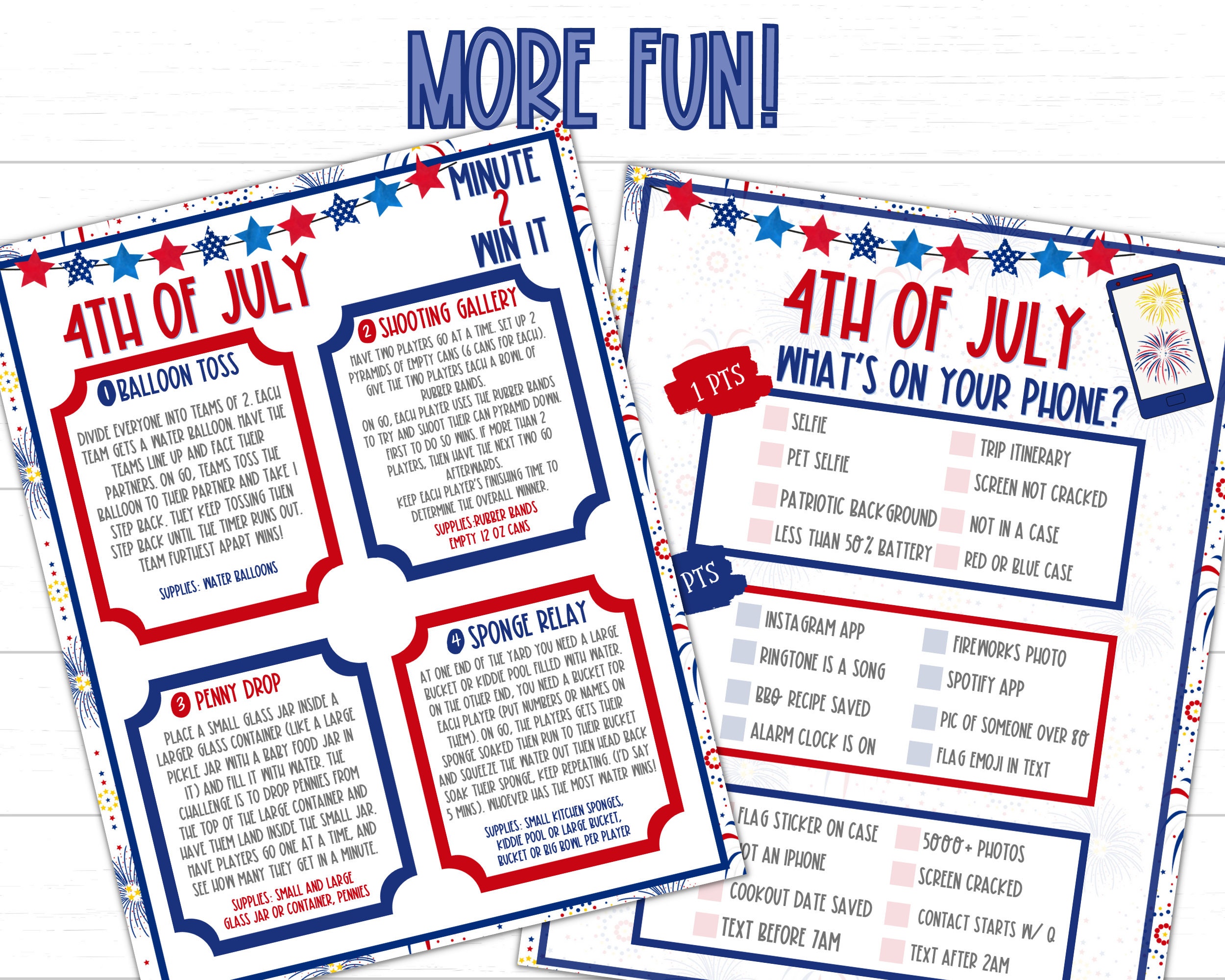 4th of July Games Independence Day Game 4th of July Party Games ...