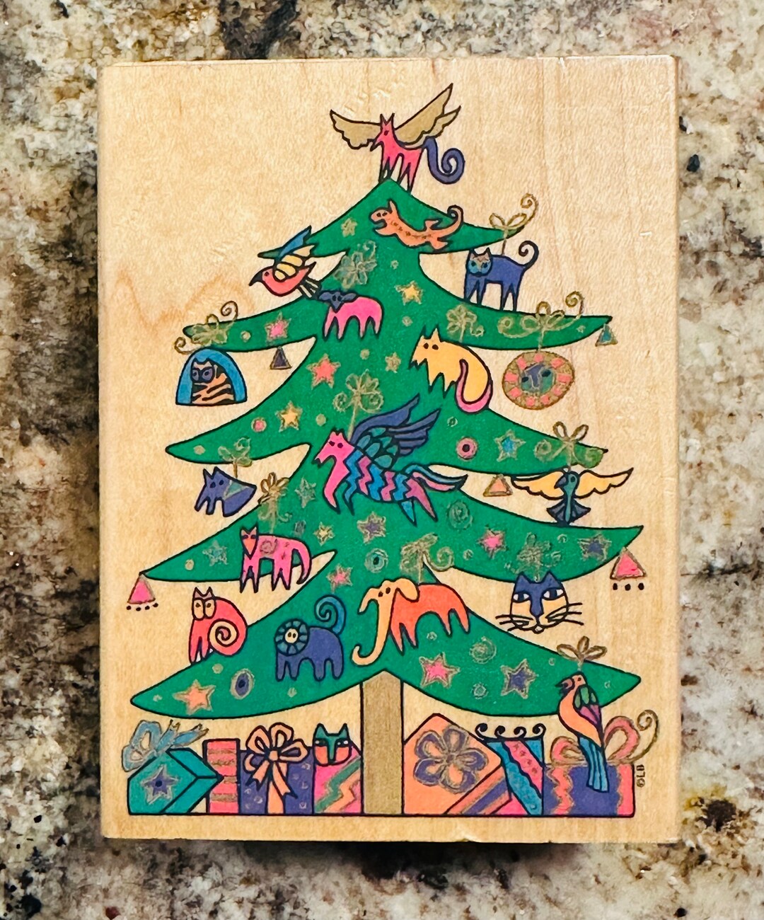 Kindred Spirit Tree Laurel Burch Rubber Stamp All Night Media - Etsy