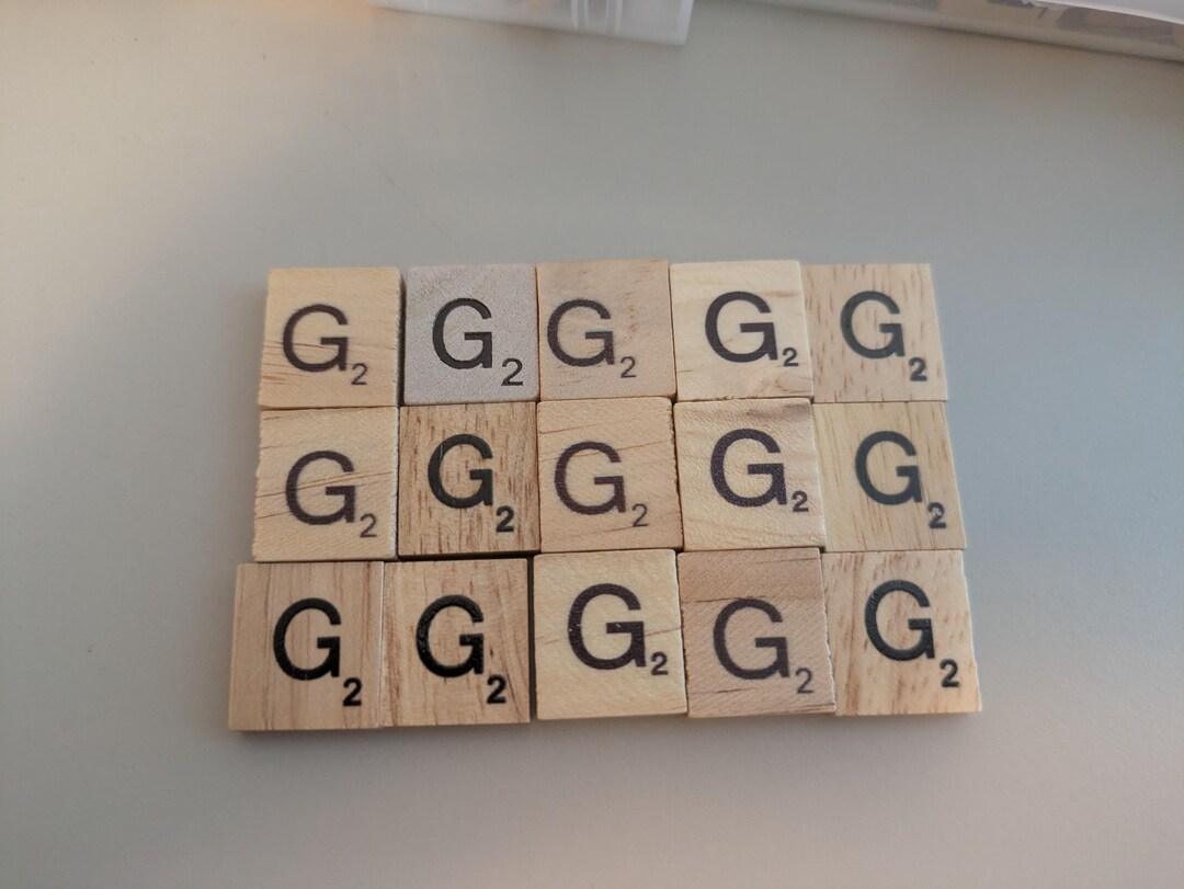 Letter G Scrabble Tiles - Etsy