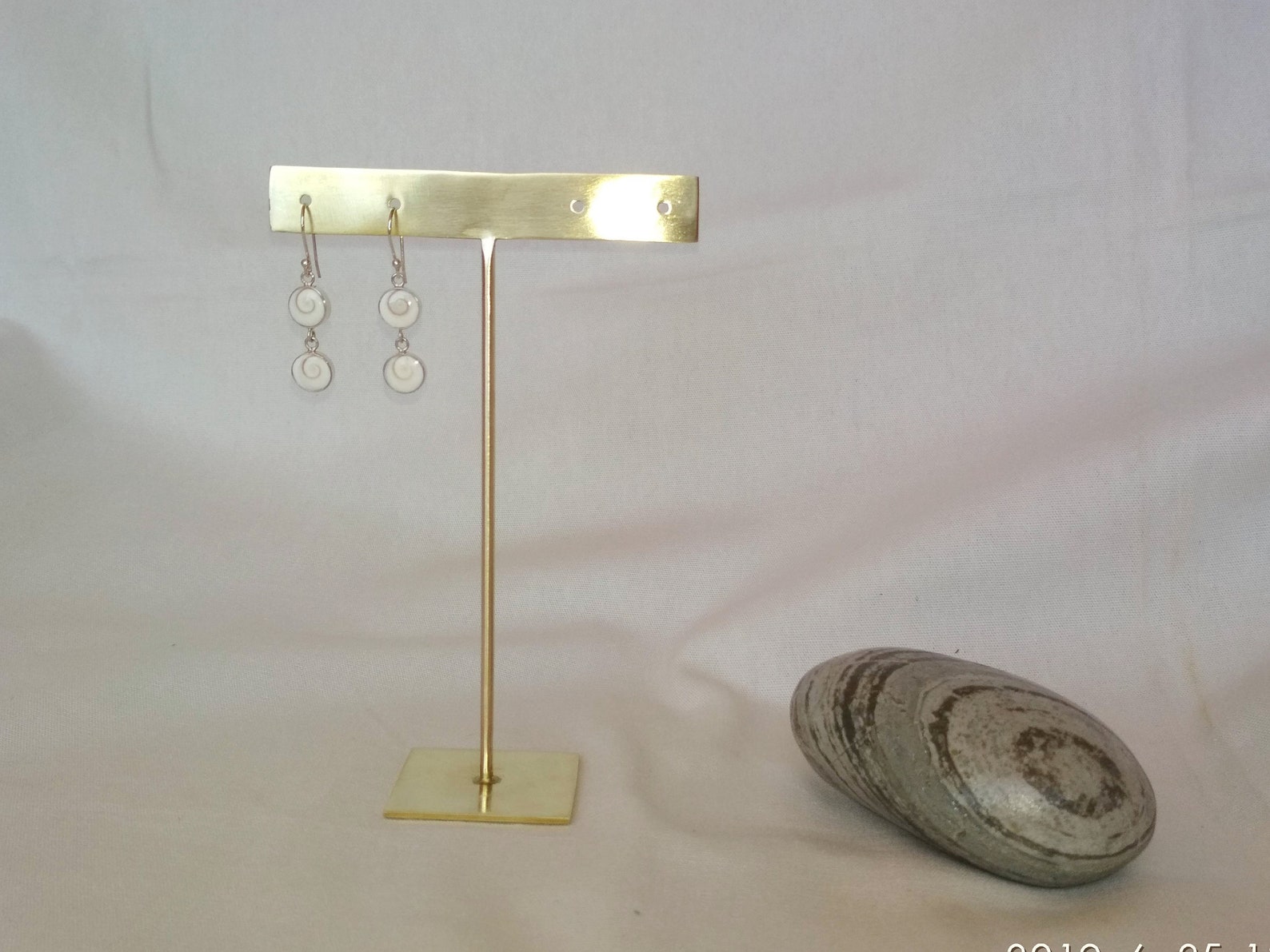 GOLD COLOR STUD Earrings Display for 2 Pairs #jewelrydisplays # ...