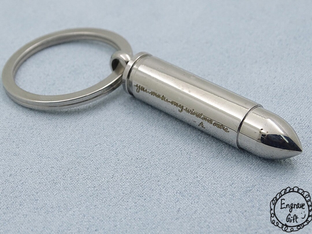 Personalized Bullet Urn Pendant - Deployment Memorial Ash Keepsake ...