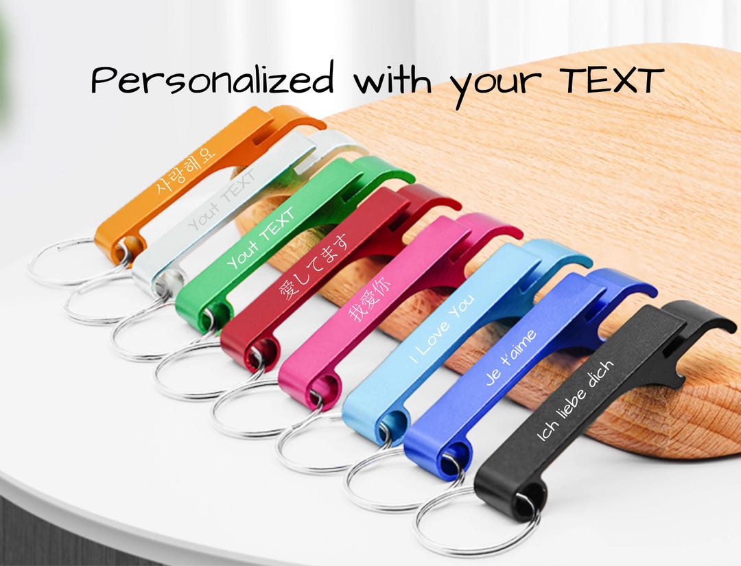Personalized Bottle Opener, Personalized Bottle Opener Key Ring ...