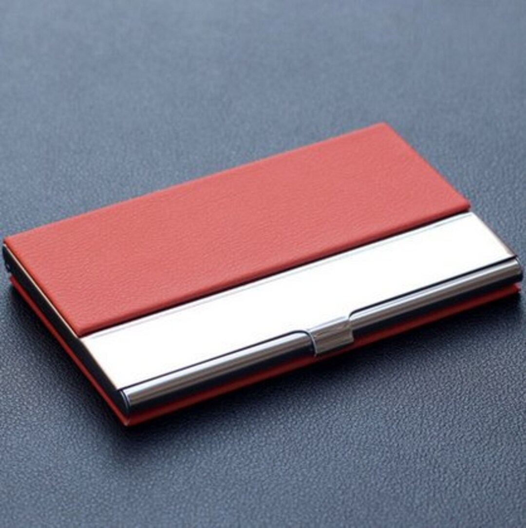 Personalized Business Card Holder, Custom Text Logo, Engraved Card ...