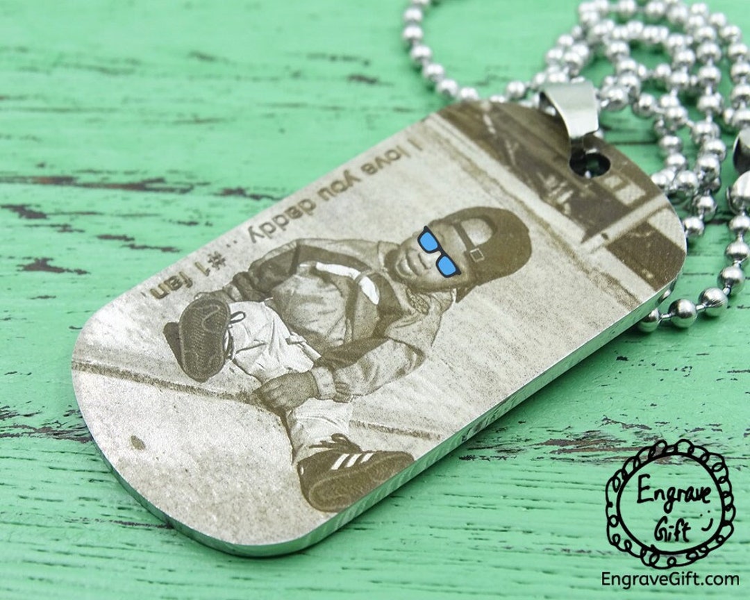 Personalized Engraving Military Style Dog Tag Key Chain Pendant ...