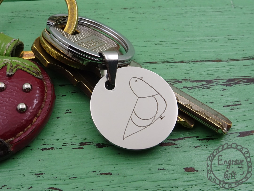 Custom Handwritten Keychain - Personalized Memorial Necklace - Bag Tag ...