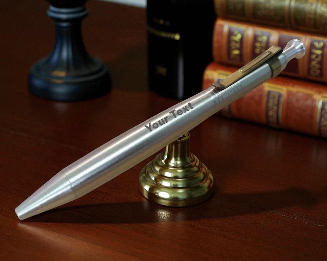 Engraved Brass Pen – Elegant Metal Writing Tool – Personalized Custom ...