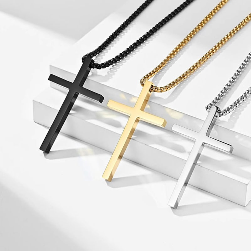 Boys Cross Necklace - Etsy