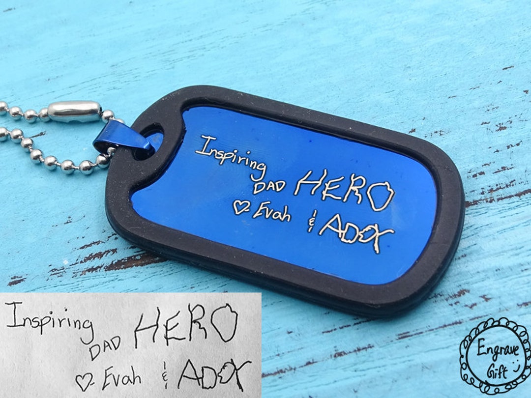 Custom Military-style Dog Tag Necklace Personalized Boyfriend Jewelry ...