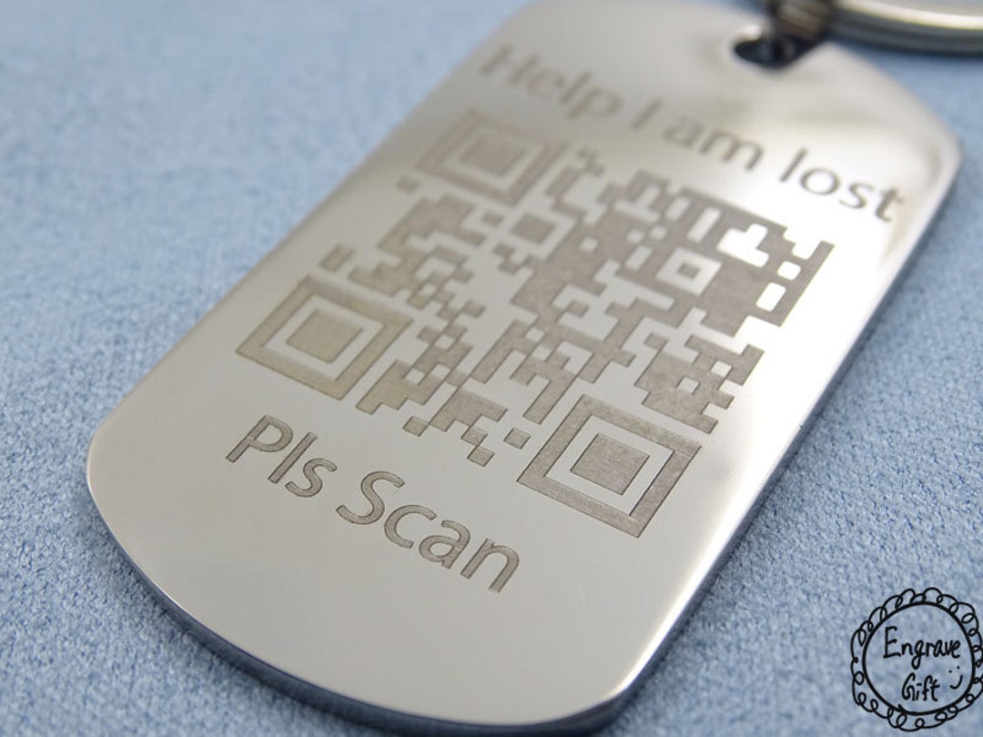 Personalized QR Code Necklace - Handwritten Army Girlfriend Jewelry for ...