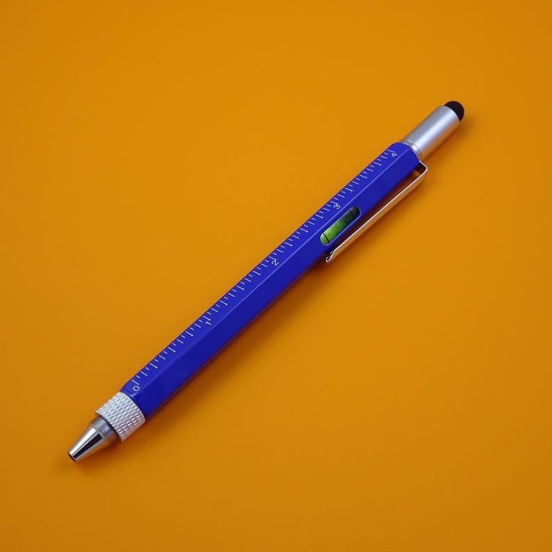 Personalized Aluminum Multi Tool Pen – Custom Engraved Stylus, Ruler ...