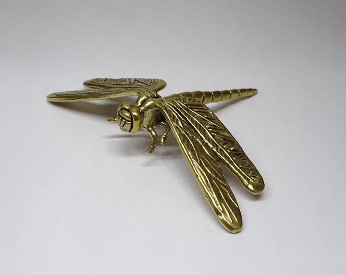 Realistic Dragonfly Sculpture, Iridescent Colour-changing Dragonfly ...