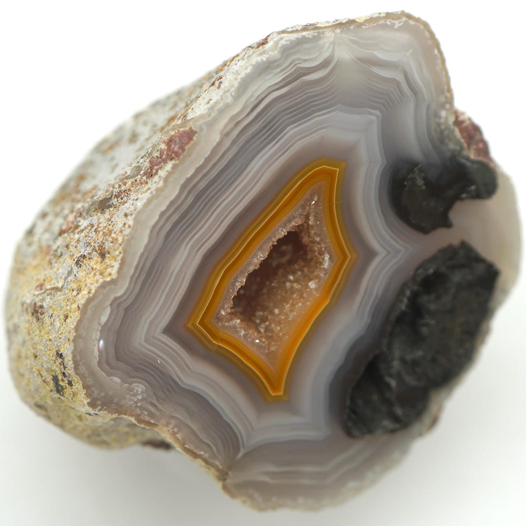 Banded Agate Specimen From Mexico - Etsy
