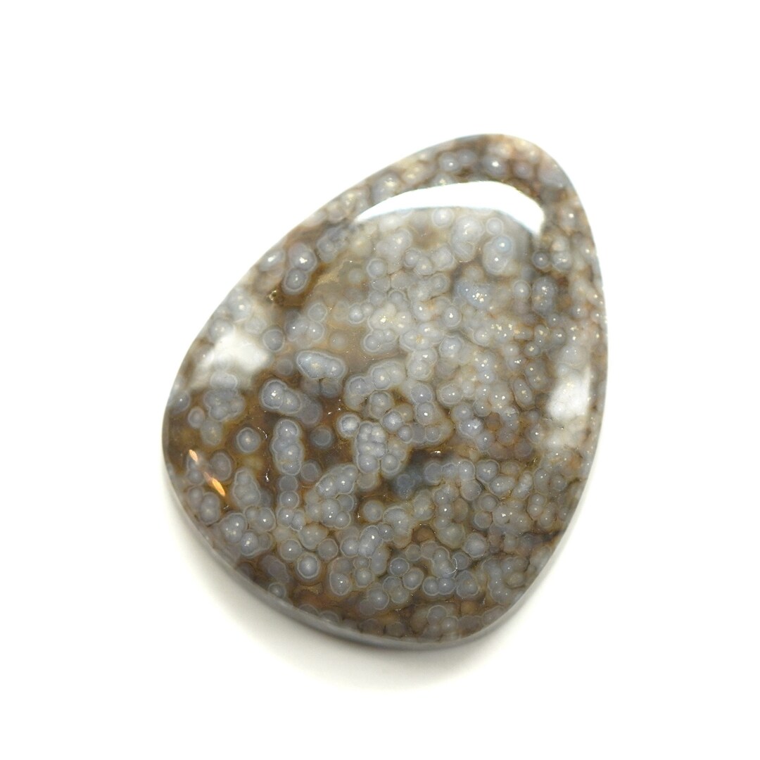 Purple Orbicular Botryoidal Agate Cabochon From Arizona Resembles Luna ...