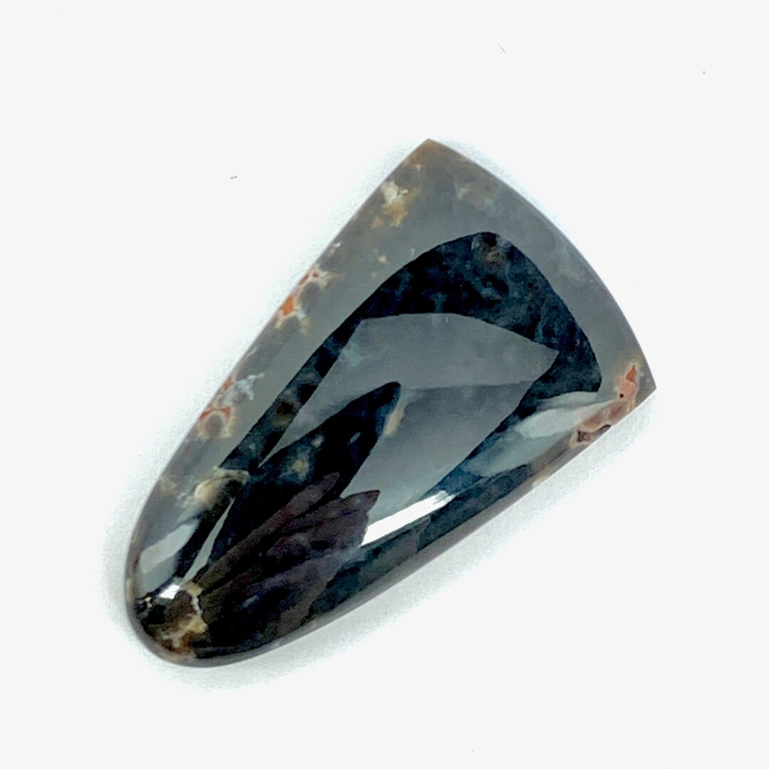 Purple Orbicular Botryoidal Agate Cabochon 32 X 19 X 5.5 Mm From ...