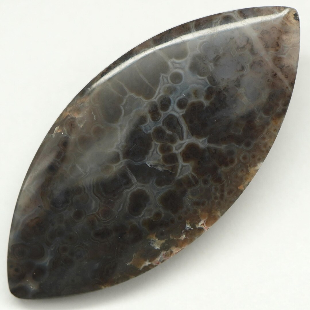Purple Orbicular Botryoidal Agate Cabochon From Arizona Resembles Luna ...