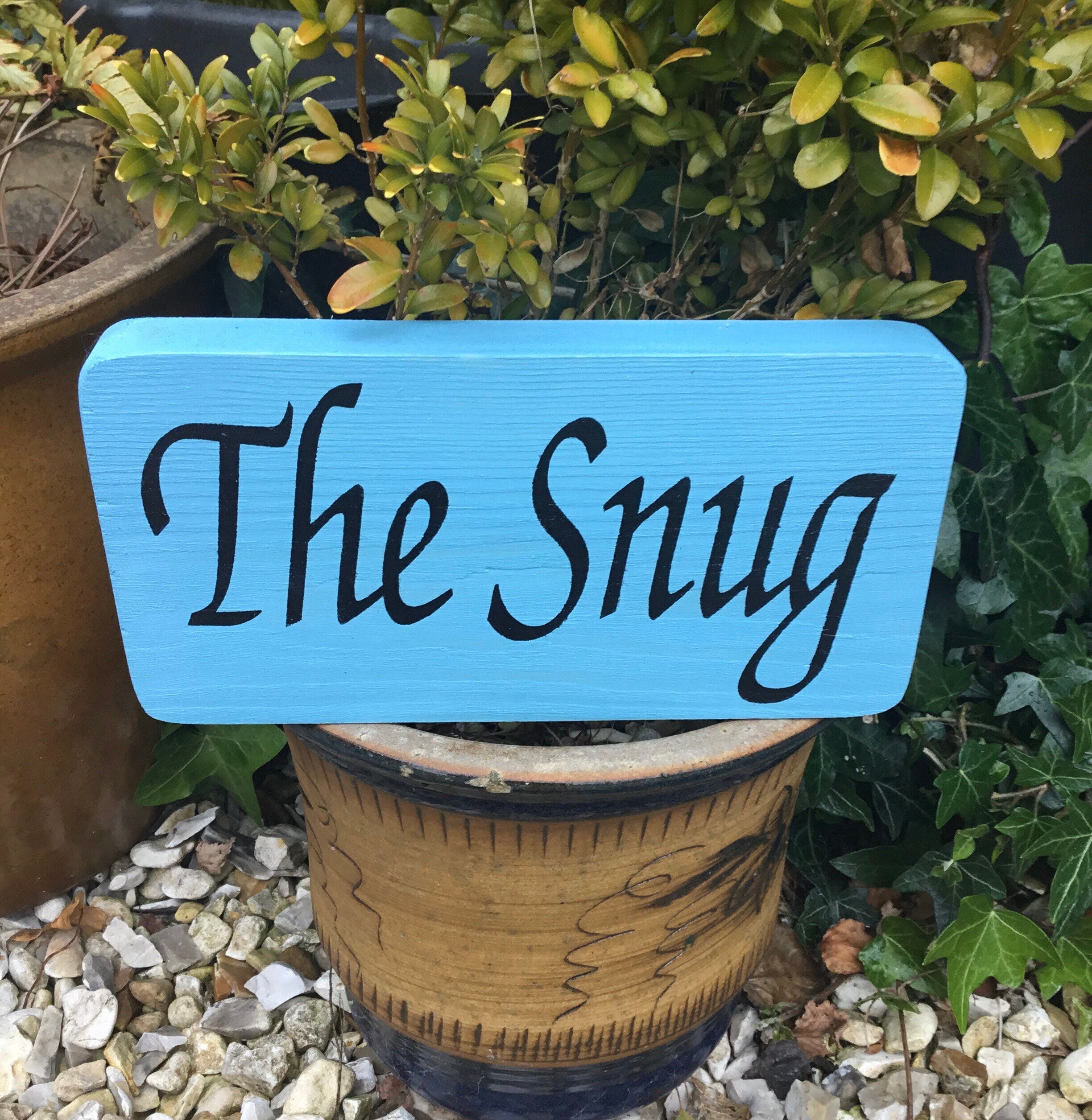 The Snug Wooden Sign Home Accessories Plaque Rustic Sign - Etsy UK