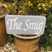 The Snug Wooden Sign Home Accessories Plaque Rustic Sign - Etsy UK