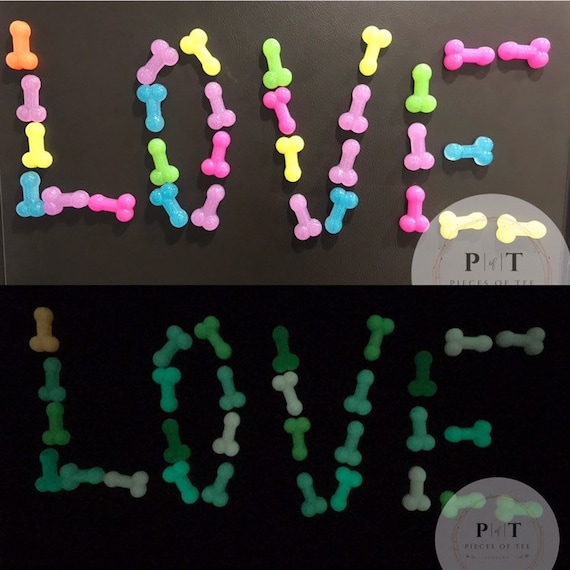 Glow in the Dark Fridge Magnets | Etsy