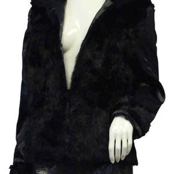 Rabbit Fur Coat - Etsy