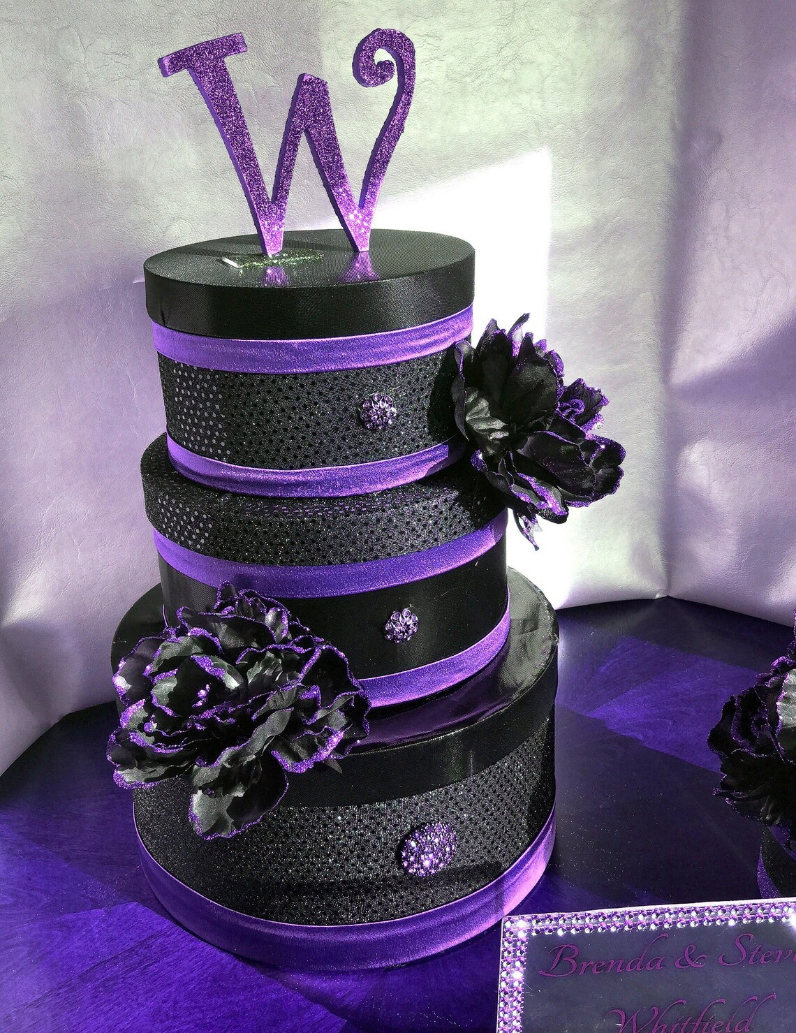 Wedding Card Box, Bling Card Box, Rhinestone Money Holder, Bling Card ...