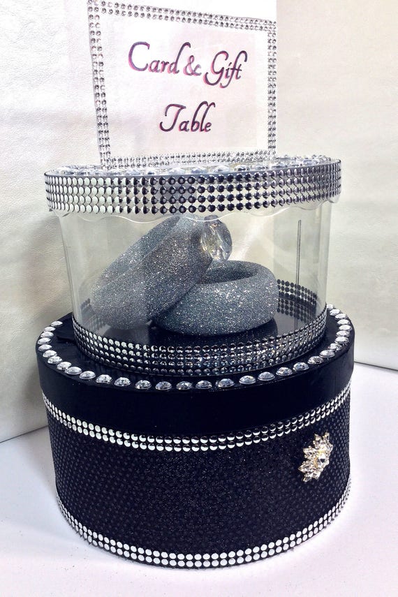 Bling wedding card box | Beachweddingtips.com