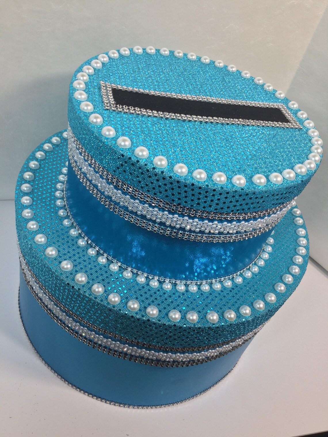 Wedding Card Box Bling Card Box Rhinestone Money Holder | Etsy