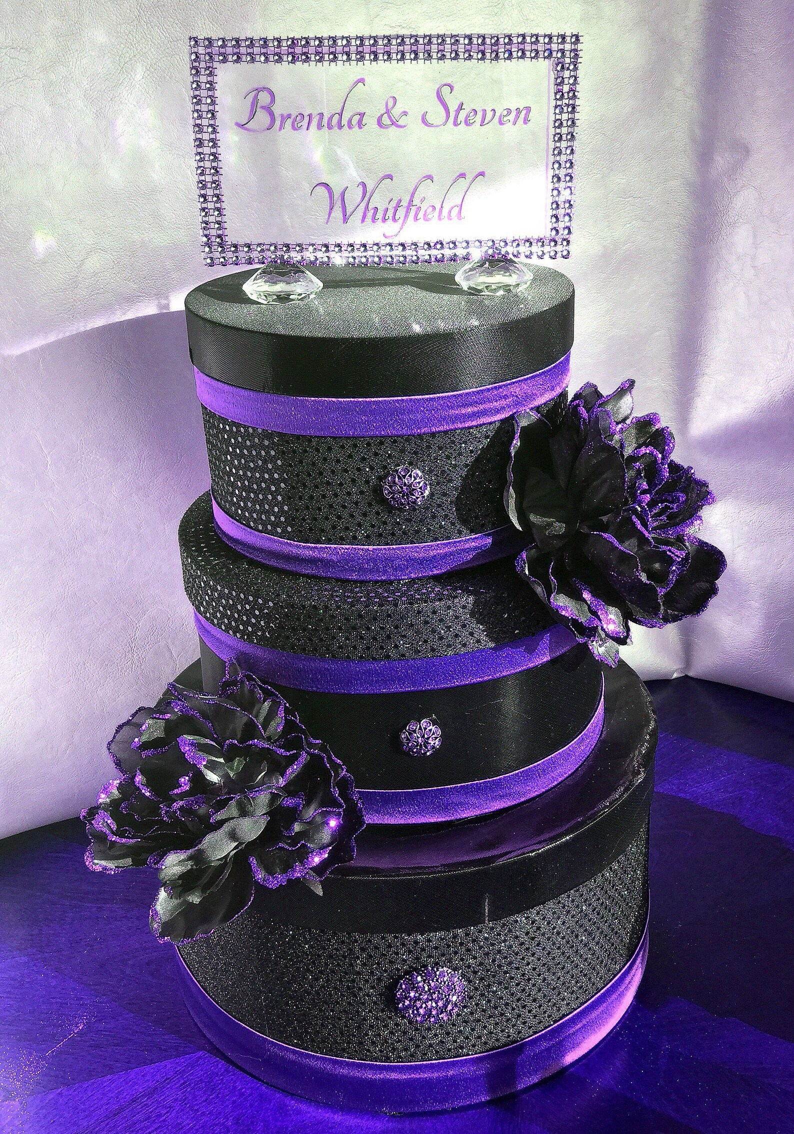 Wedding Card Box, Bling Card Box, Rhinestone Money Holder, Bling Card ...