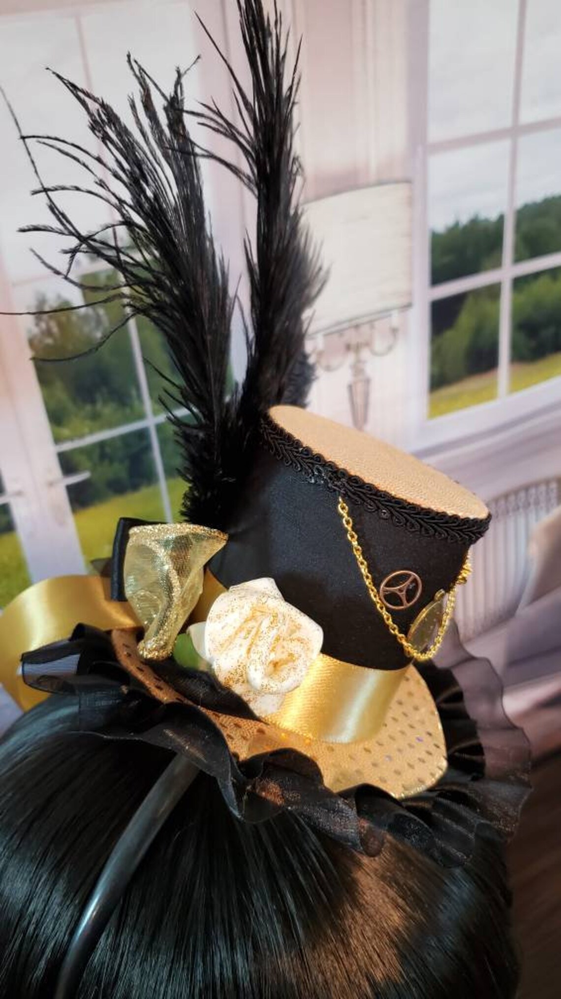 Victorian Steampunk Mini Hat Gothic Halloween Cosplay Costume - Etsy