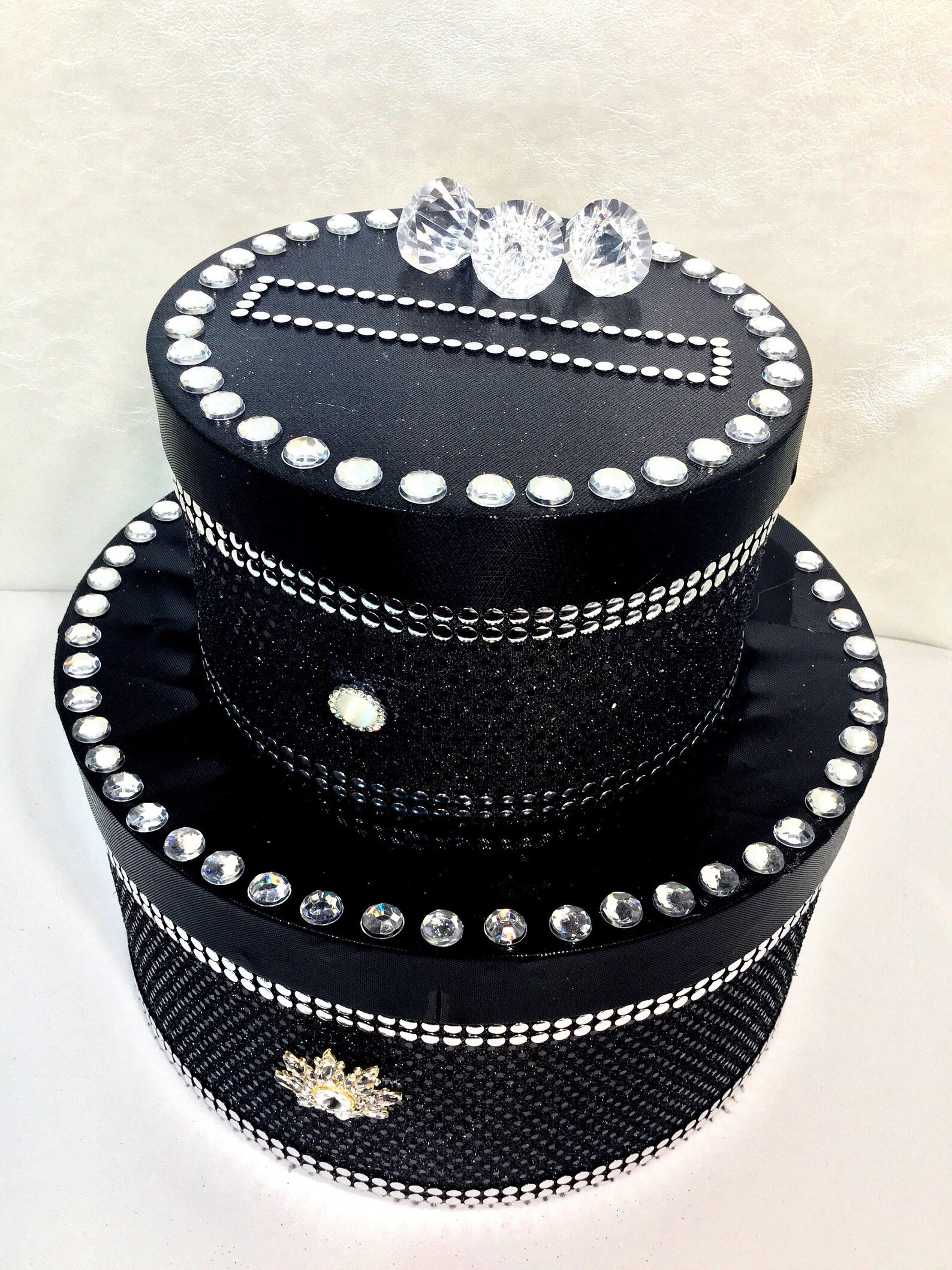 Wedding Card Box Bling Card Box Rhinestone Money Holder - Etsy