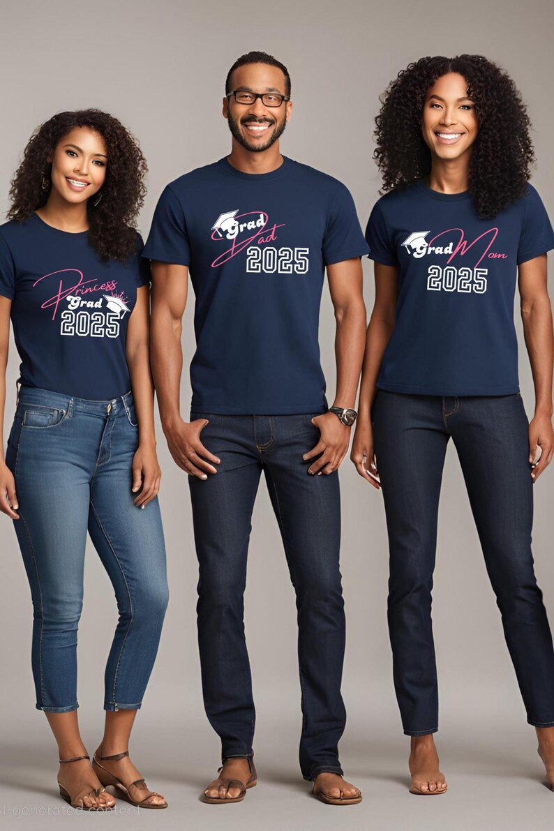 Grad Squad Princess Grad Family T-shirts - Etsy