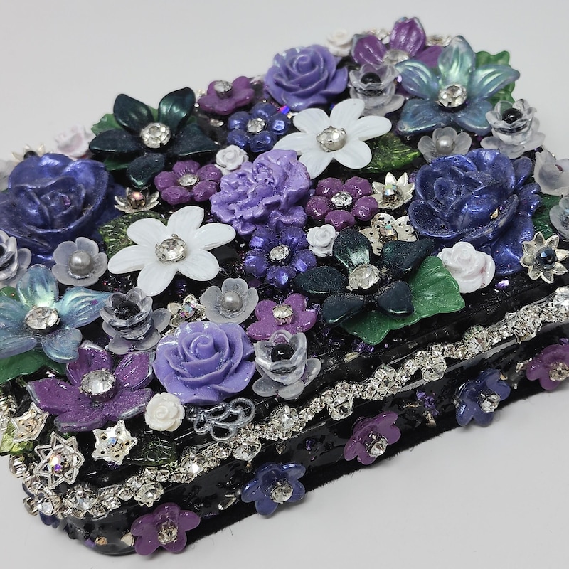 Rhinestone Jewelry Box - Etsy