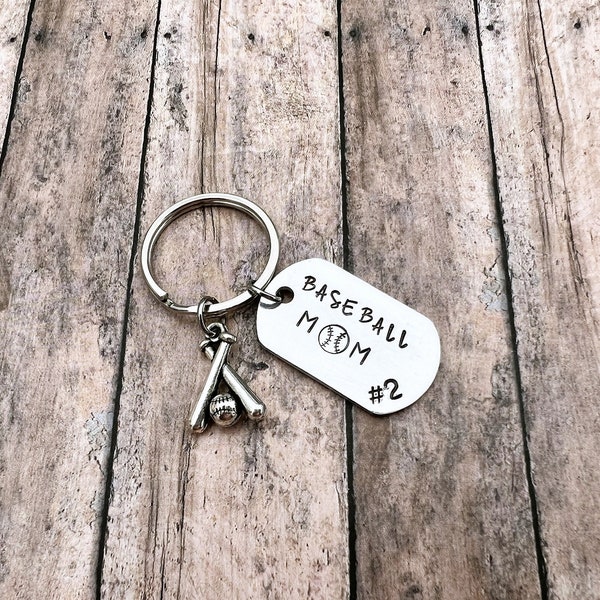 Baseball Keychain - Etsy