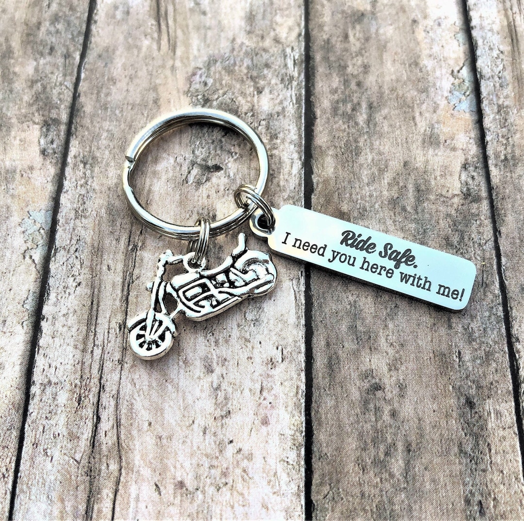 Motorcycle Keychain, Motorcycle Gift, Gift for Him, Boyfriend Gift ...