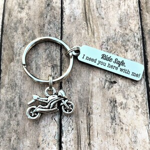 Motorcycle Keychain, Motorcycle Gift, Gift for Him, Boyfriend Gift ...