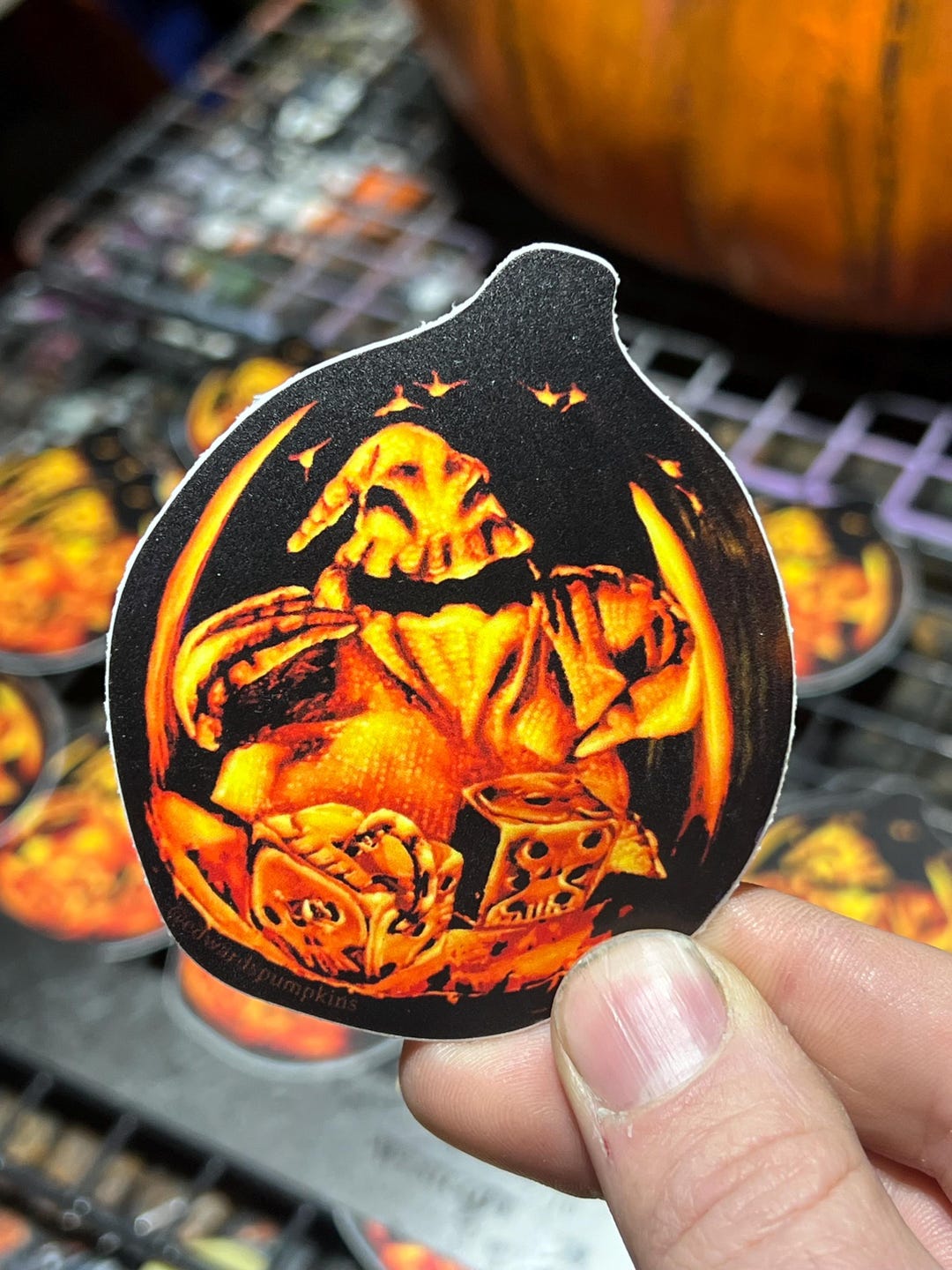 Oogie Boogie 3" Die Cut Vinyl Sticker - Etsy