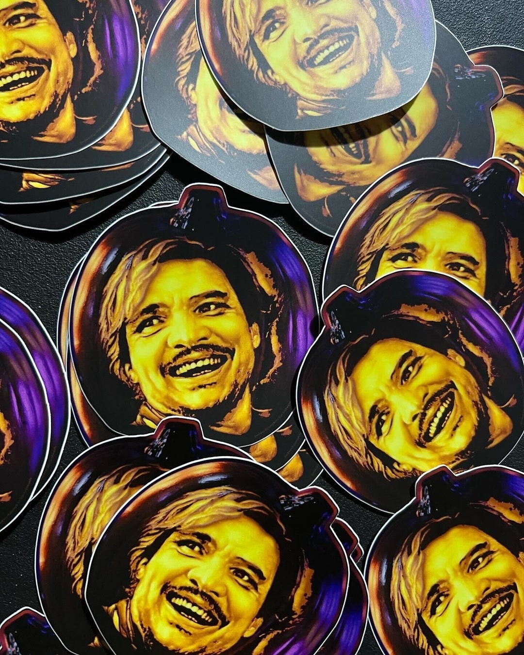 Pedro Pascal Pumpkin 3" Die Cut Vinyl Sticker - Etsy