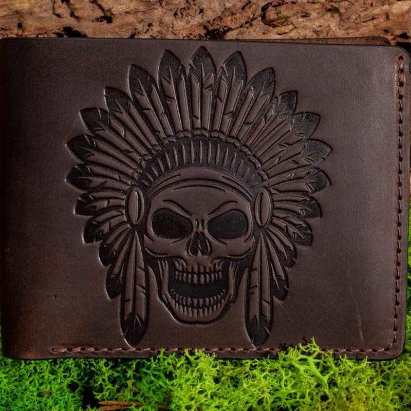 Skull Wallet - Etsy