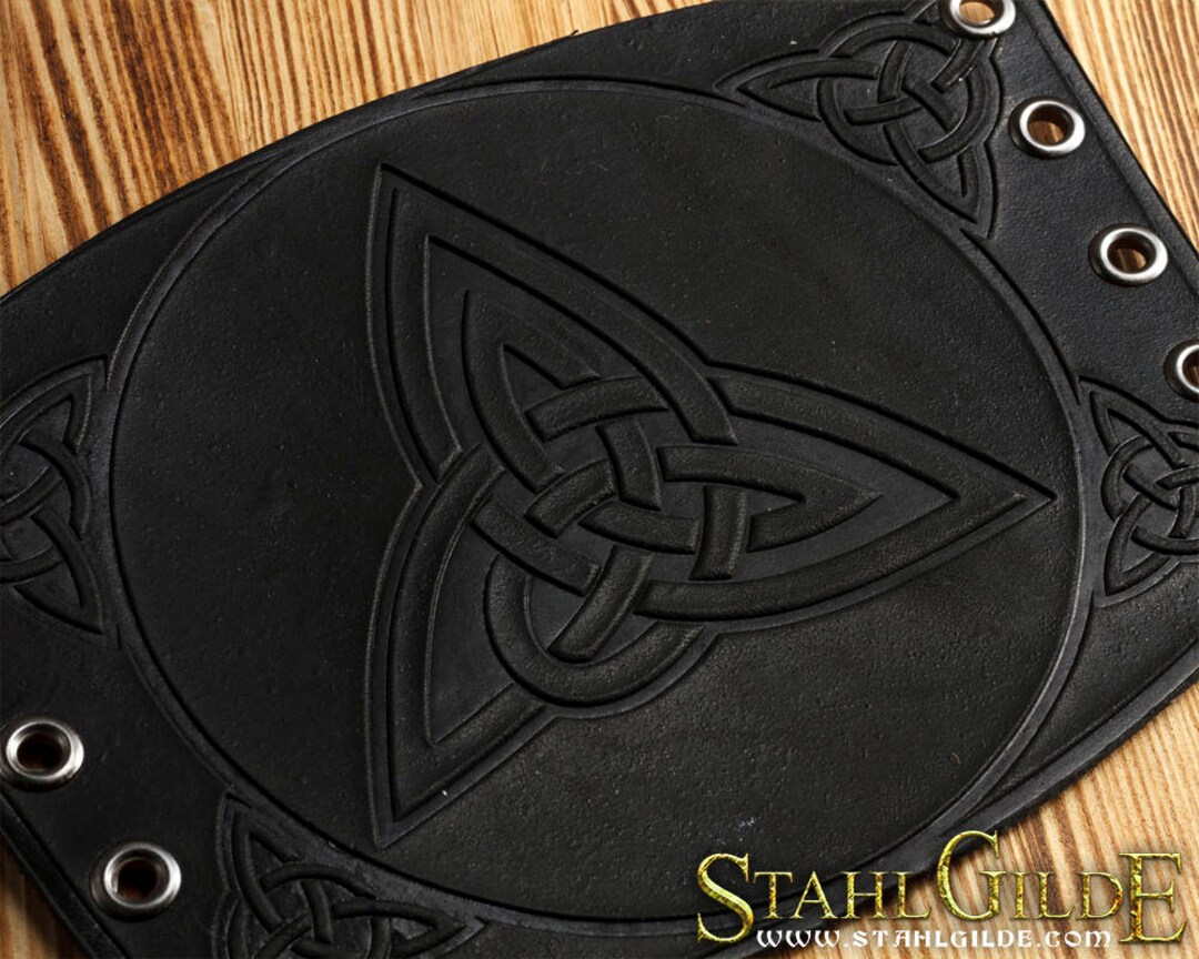 Leather Cuff LARP Bracers, Archery Arm Guard, Larp Armor Viking ...