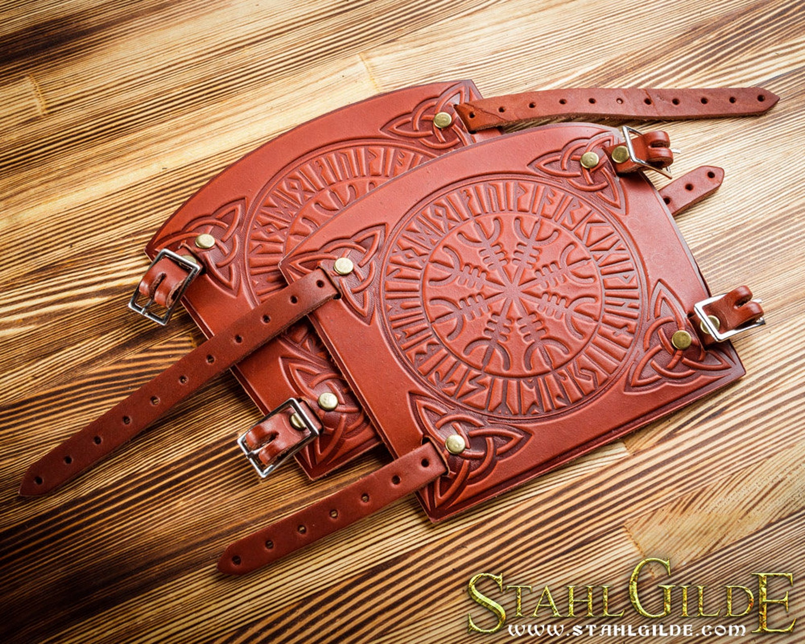 Archery Arm Guard Viking Bracers Leather Bracers Cuff | Etsy