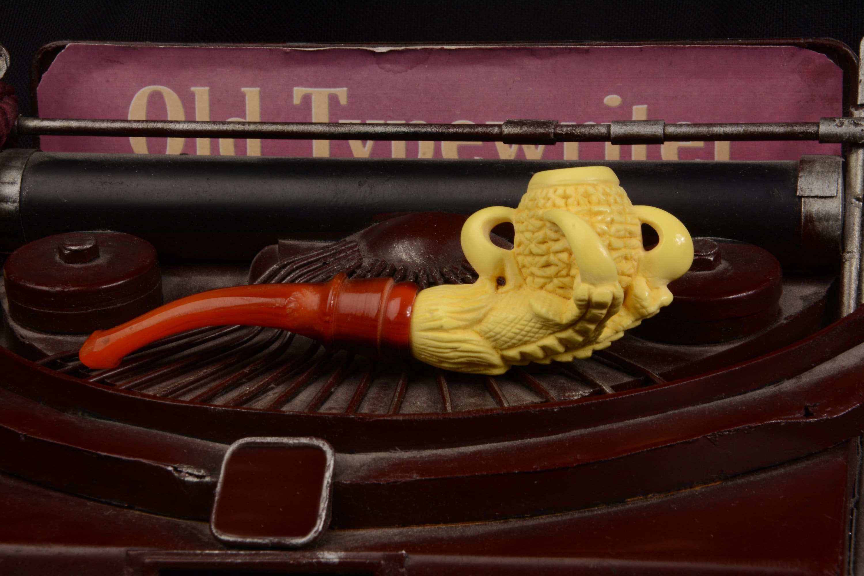 Eagle Claw Meerschaum Cigarette Pipe Hand Carved Best Smoking Tobacco ...