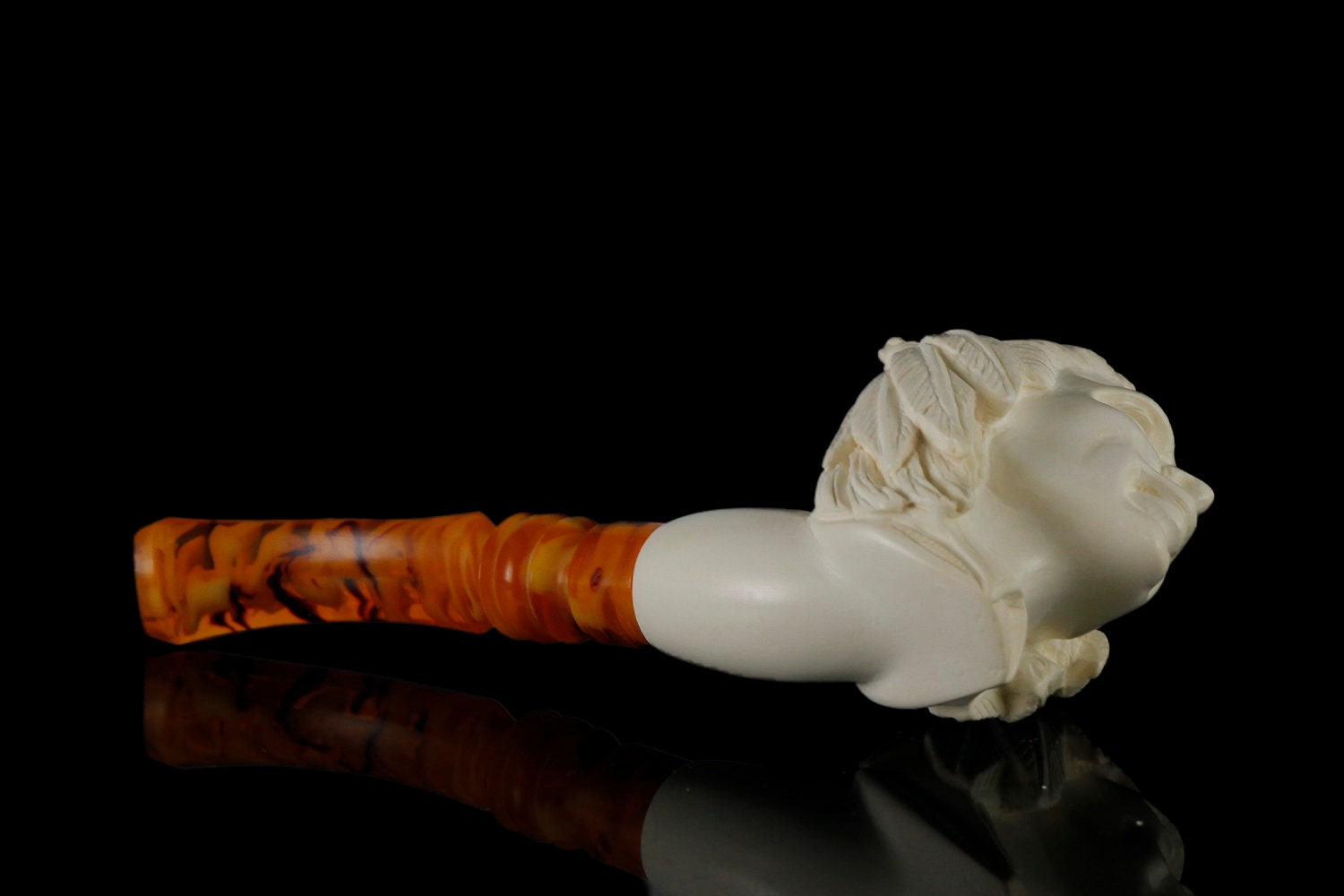 Indian Head Meerschaum Pipe Handmade Large Smoking Tobacco - Etsy