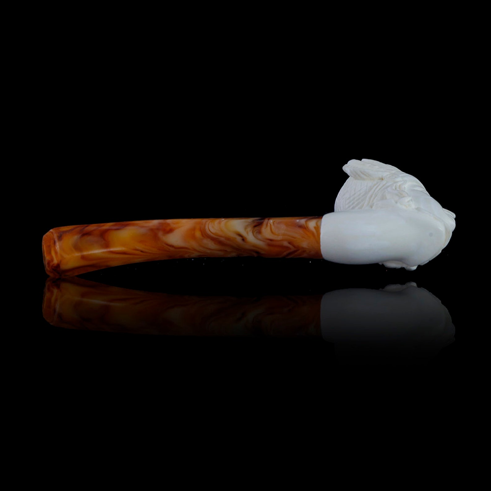 Indian Head Meerschaum Pipe Handmade, Pipe Smoking, Tobacco Pfeife With ...