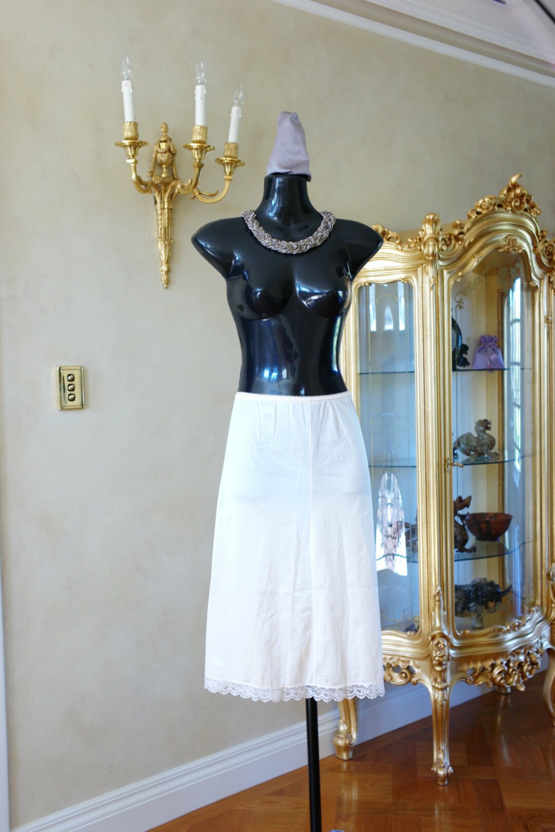 Vintage 1960s Vel Rose 79 Sweep Antron III Nylon Half-slip, Size L, UK ...