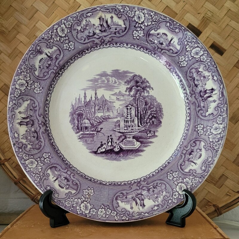 Purple Transferware - Etsy