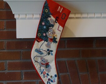 Needlepoint stocking | Etsy