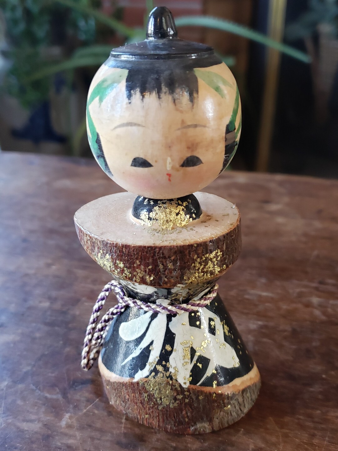Vintage 1960s Wooden Kokeshi Doll – Japanese Bobble Head - Etsy