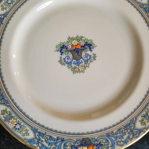 Vintage Lenox Autumn Pattern Dinner Plates Newer Gold Mark Made in USA ...