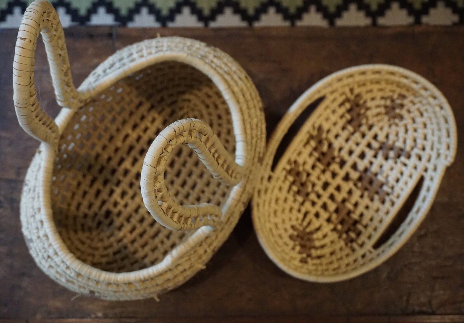 Vintage Double Handled Yucca Basket Large Yucca Basket - Etsy