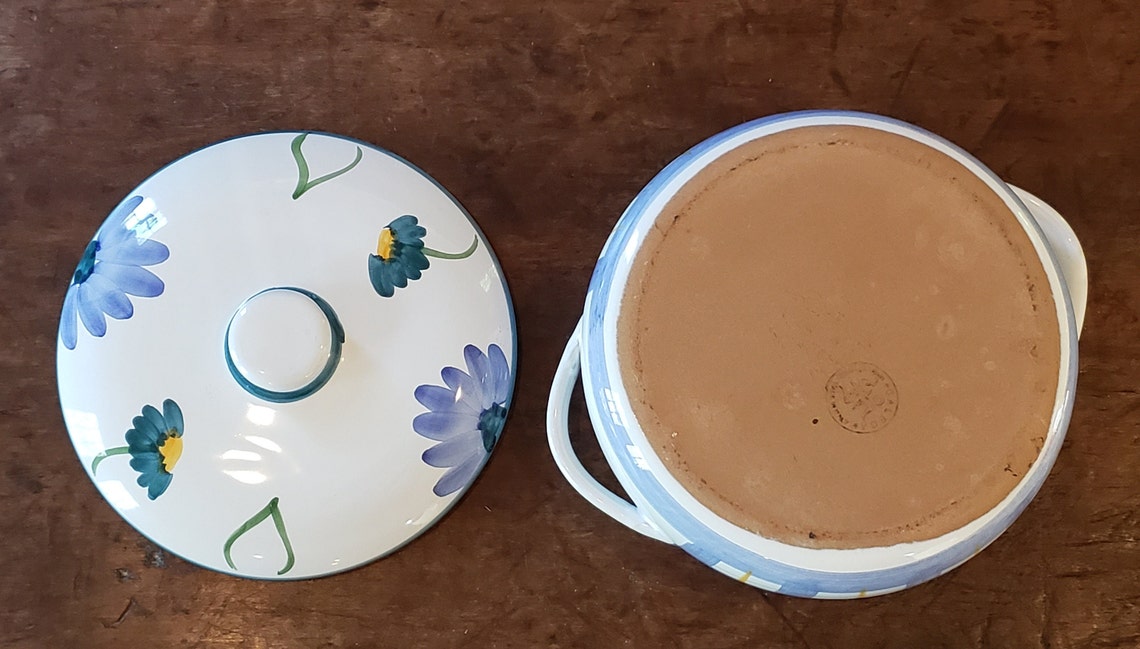 Vintage Caleca Ariosa Pattern Casserole Dish Ceramiche - Etsy